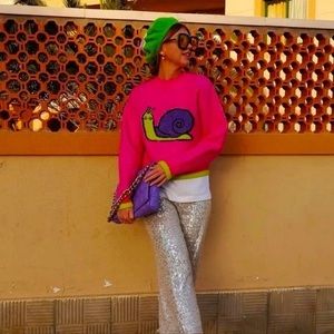 Zara | Sweaters | Zara Snail Jacquard Knit Sweater 57550 | Poshmark